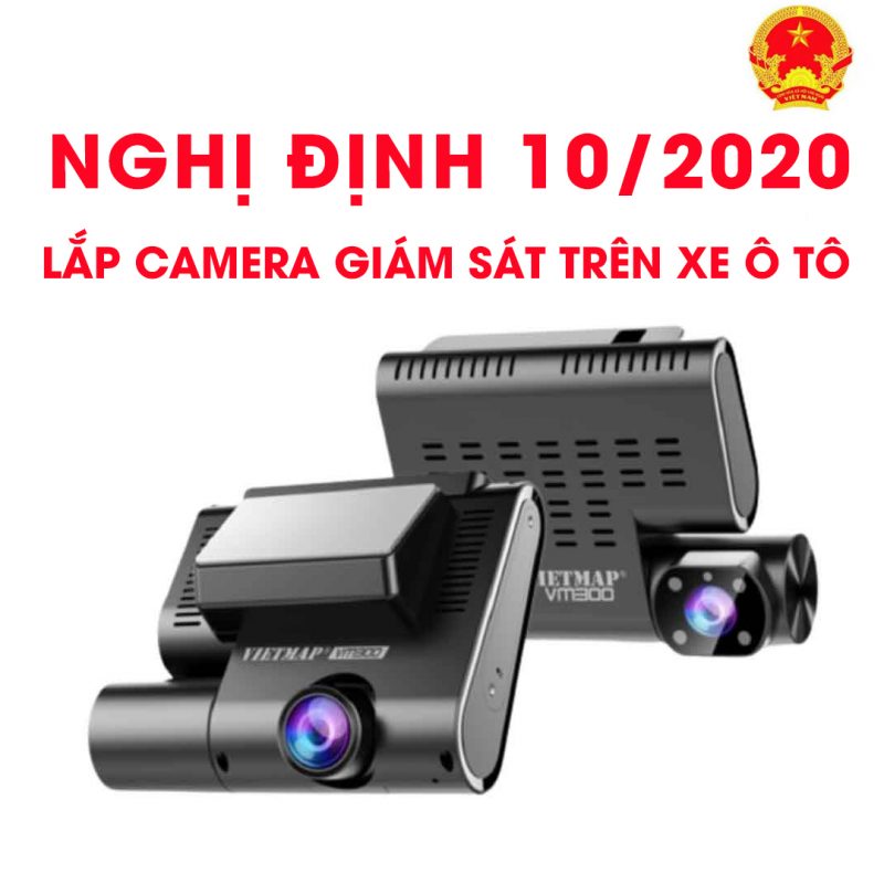 Camera hành trình Vietmap VM-4CDSDX4- H720 đáp ứng nghị định 10 sử dụng xe mọi loại ( tối đa 4 ...